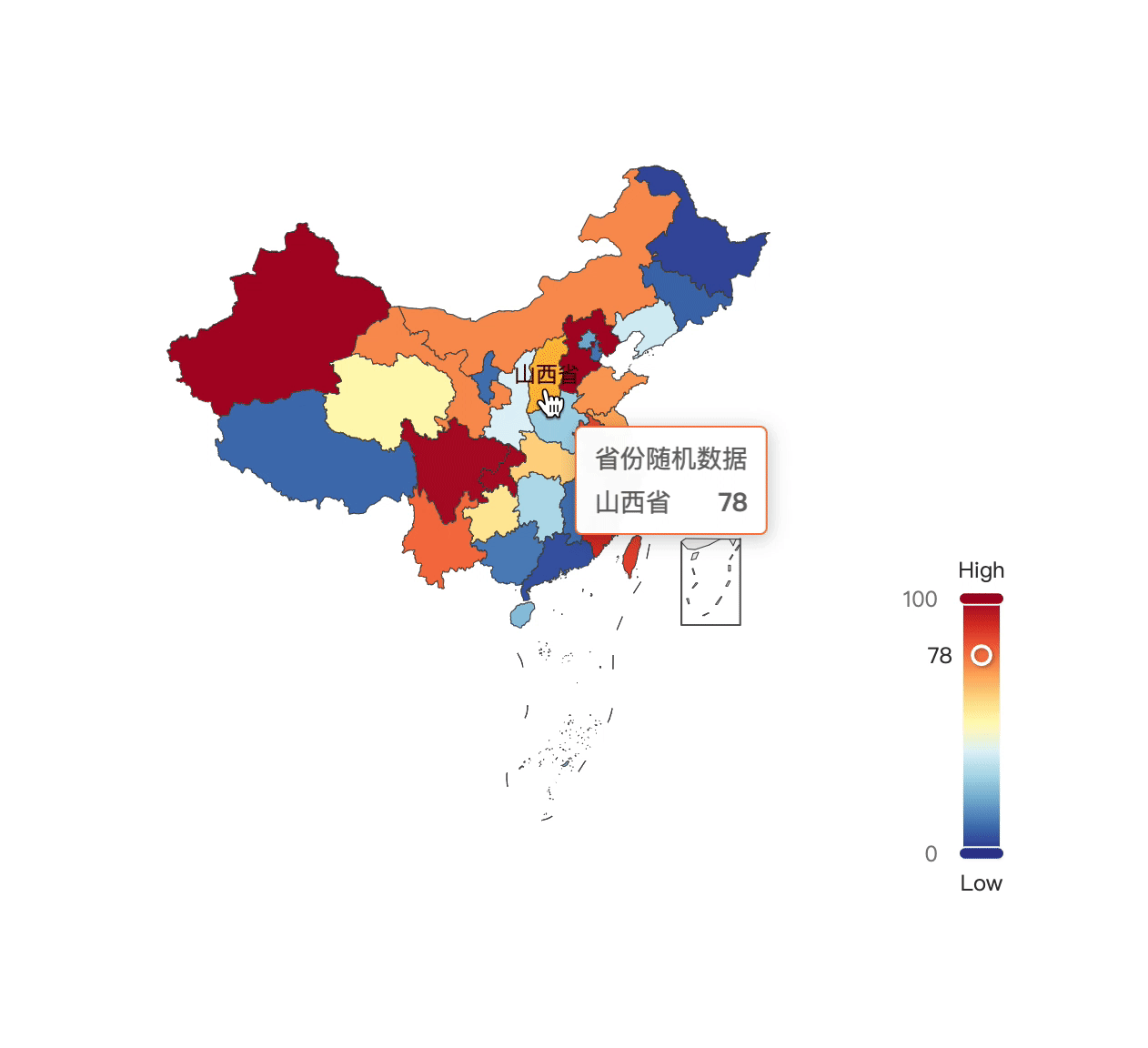 echarts 画中国地图及省份切换 | windliang